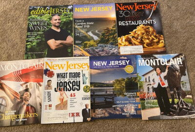 Lot Of 7 New Jersey Themed Magazines Montclair Edible Jersey Food Local ...