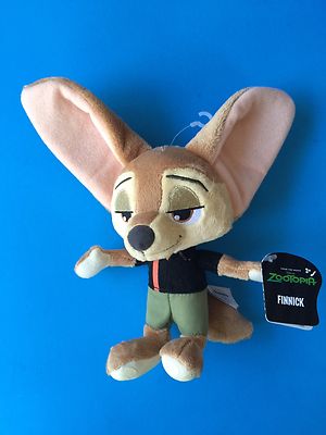 New Disney ZOOTOPIA PLUSH 8" FINNICK | eBay