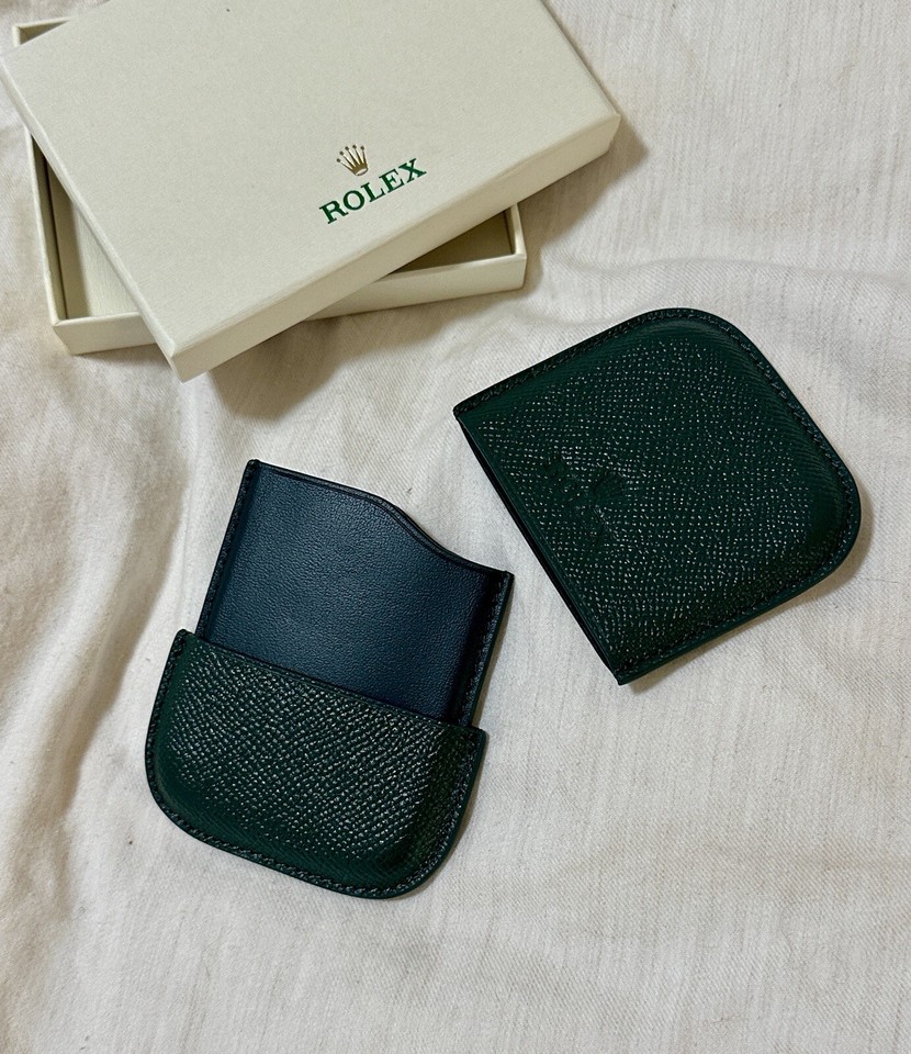 Rolex Card Holder Case Wallet Genuine Leather AD VIP Gift AUTHENTIC | eBay