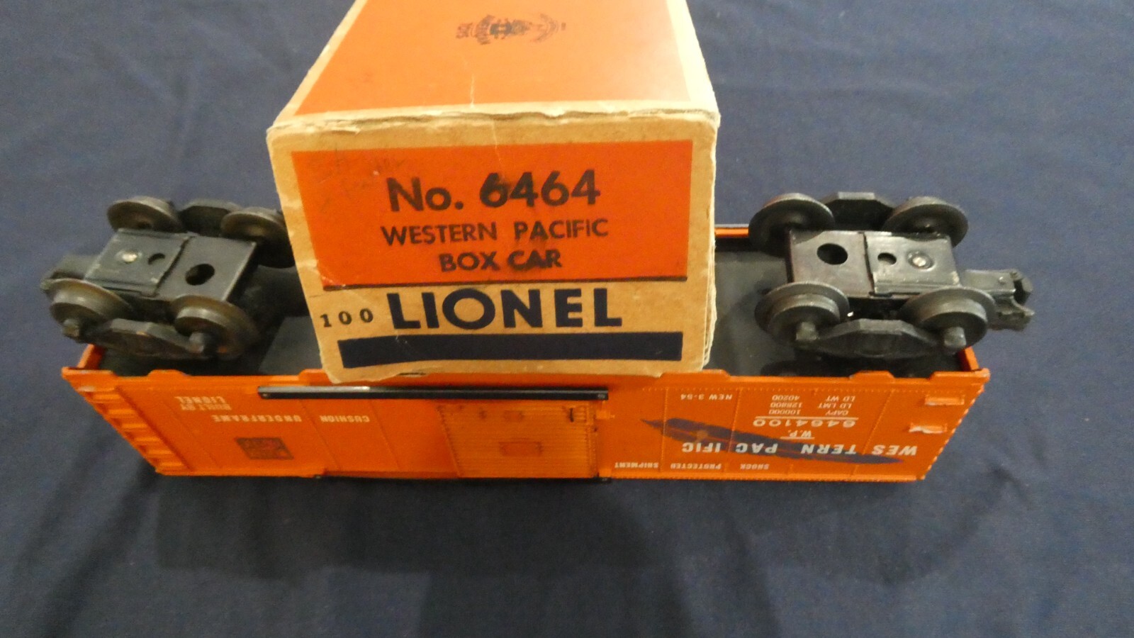 LIONEL 6464-100 BLUE FEATHER IN ORIGINAL BOX | eBay