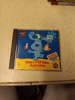 Blue's 123 Time Activities (PC, 2001) 742725175518| eBay