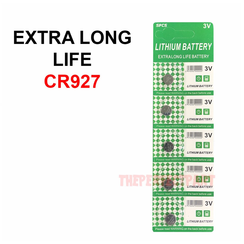 5 PCS CR927 DL927 BR927 LM927 KCR927 927 Lithium Battery 3V Button Cell ...