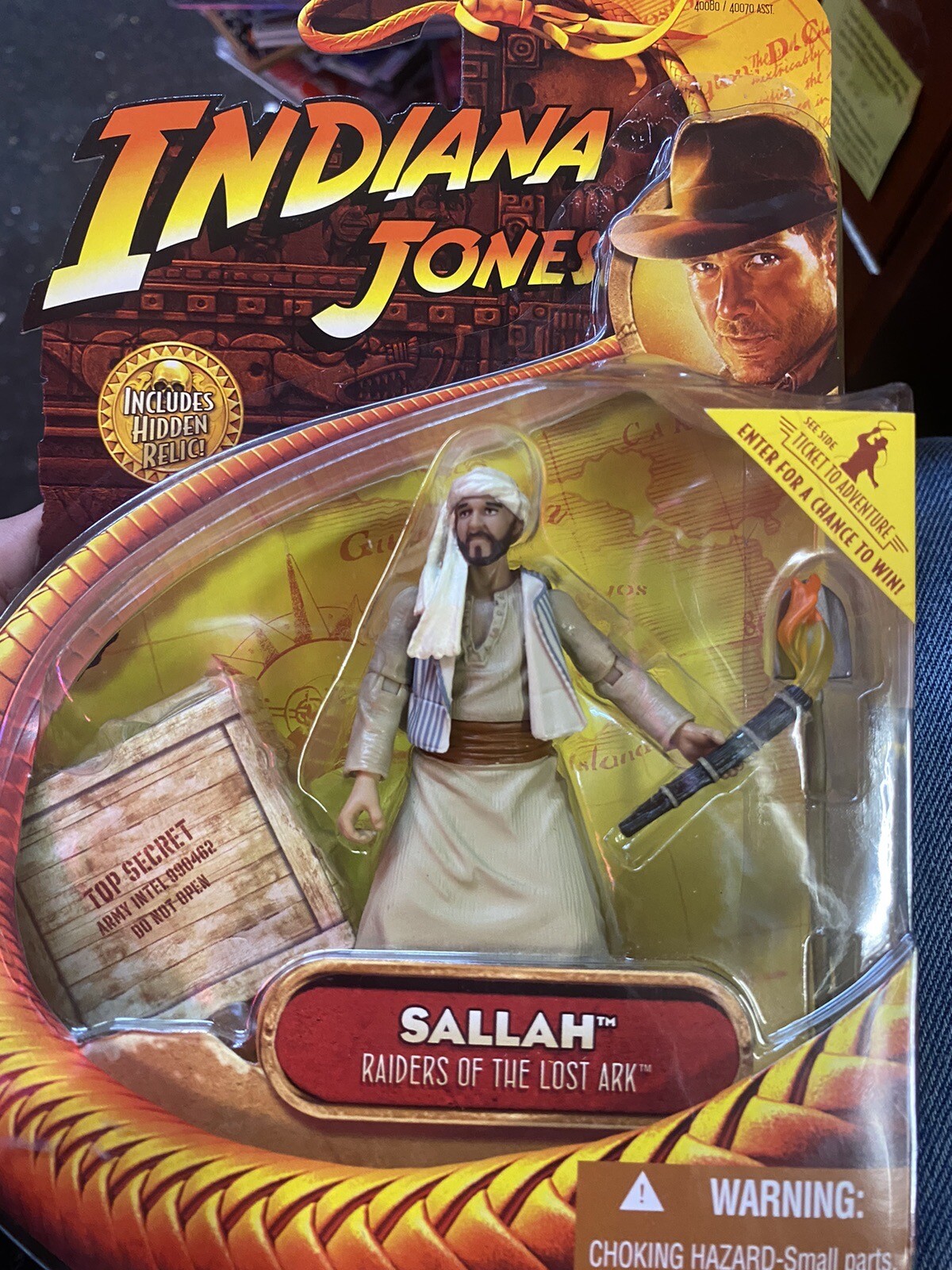 Indiana Jones Raiders of The Lost Ark (2008) Hasbro Sallah 3.75 Inch ...