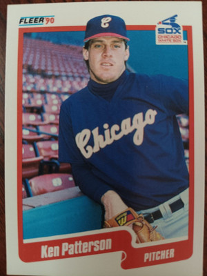 KEN PATTERSON CHICAGO WHITE SOX 1990 FLEER BASEBALL CARD #545 | eBay