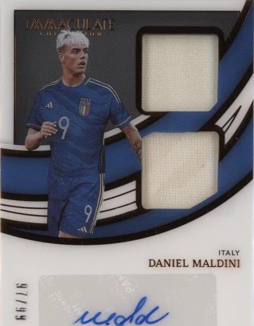 2022-23 Panini Immaculate Collection - Dual Swatch Autographs Daniel ...