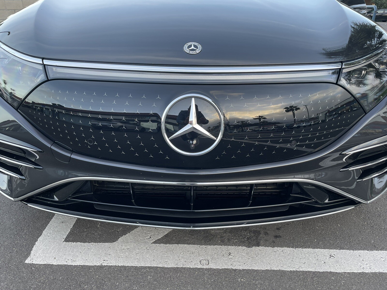 2021 Mercedes-Benz W297 EQS Class Sedan AMG Front Panamericana Grille ...