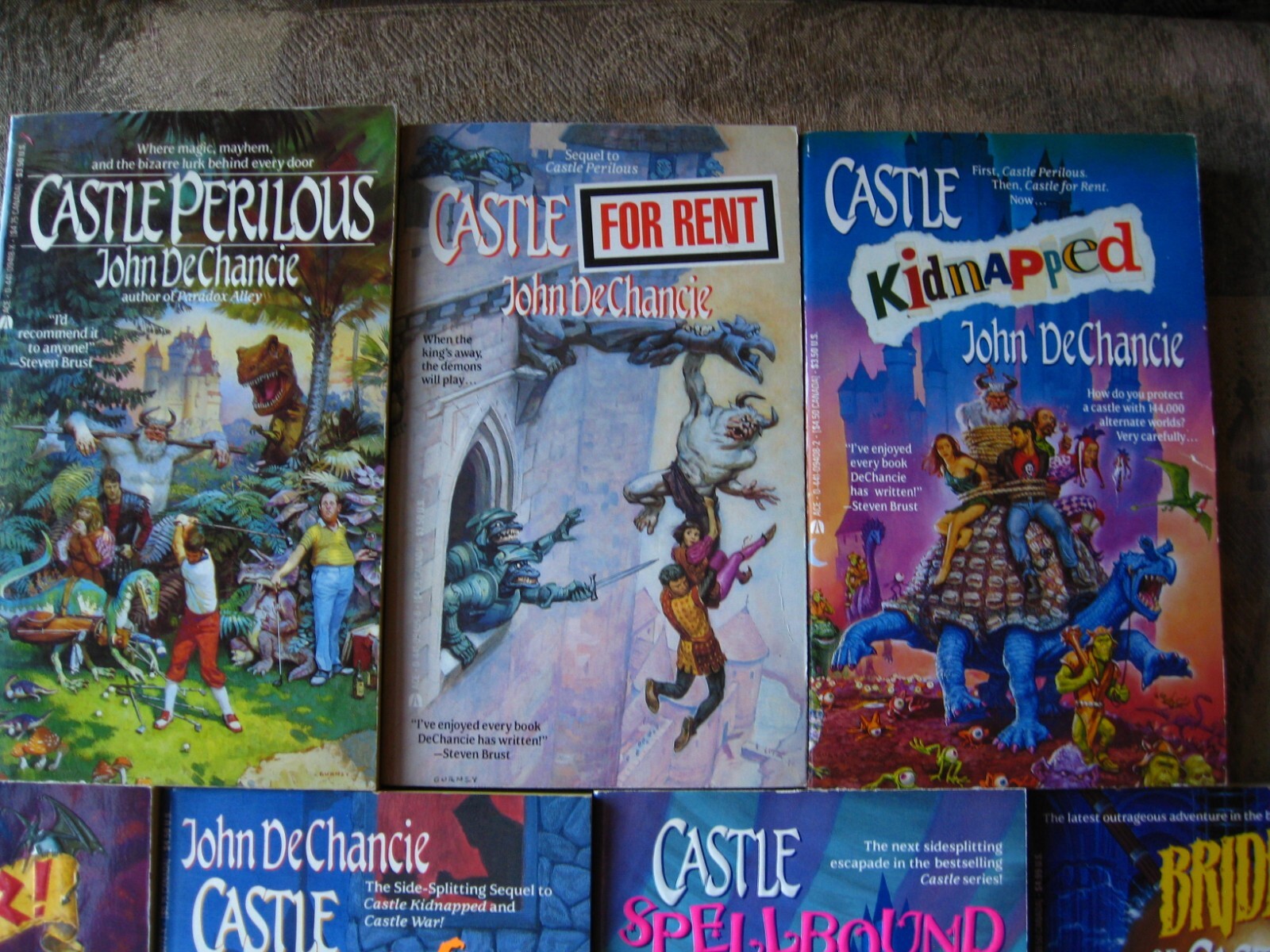 John DeChancie - Castle Perilous. Books 1-5+7-8 - paperback | eBay