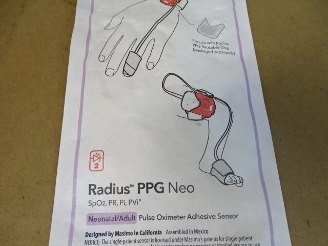 Box of 20 Masimo Radius PPG Neo SpO2 PR Pi PVi Neonatal Adult Sensor ref 4585 for sale online | eBay
