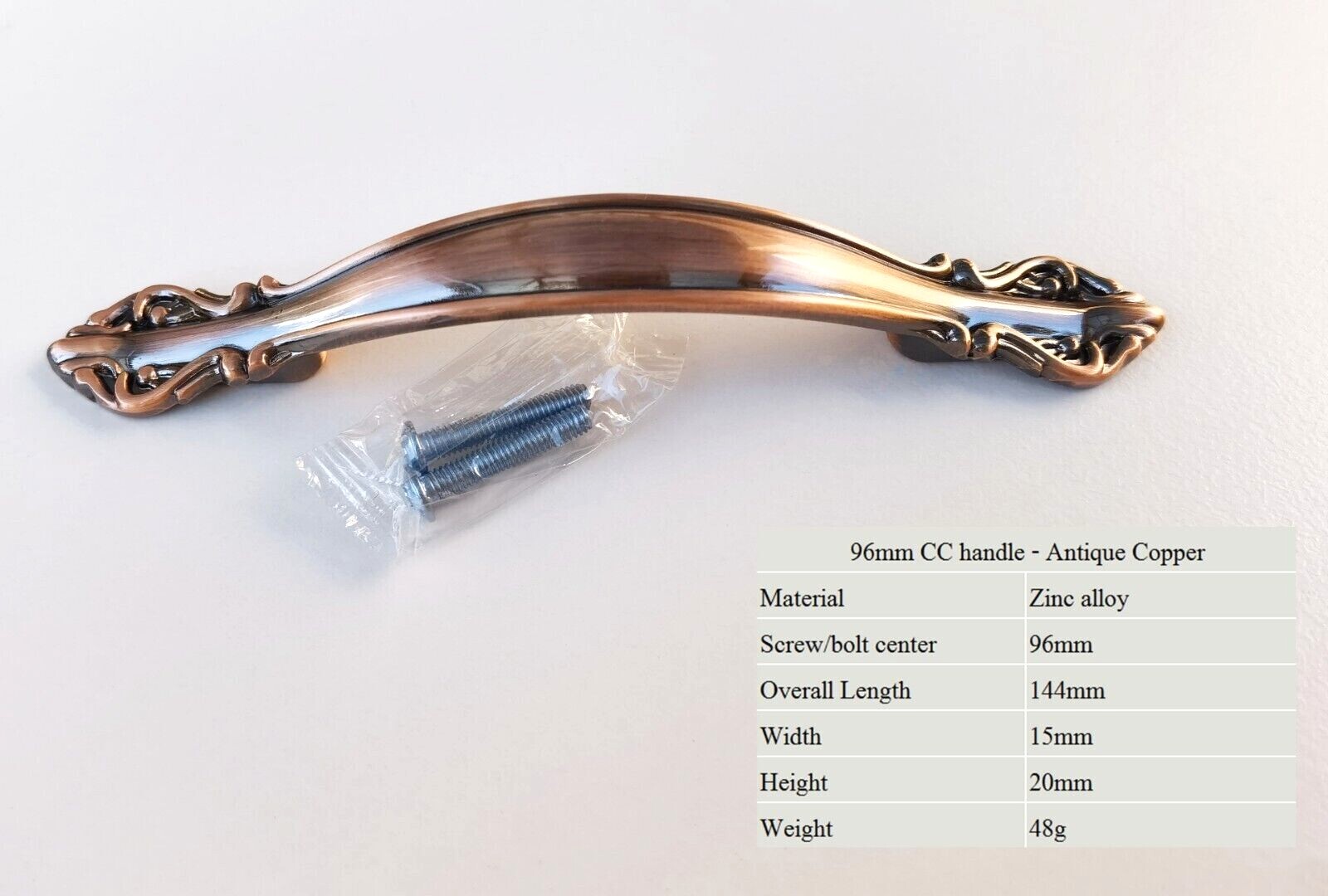 Traditional Cabinet Handles Copper Bras Antique Kitchen Door Handles | eBay