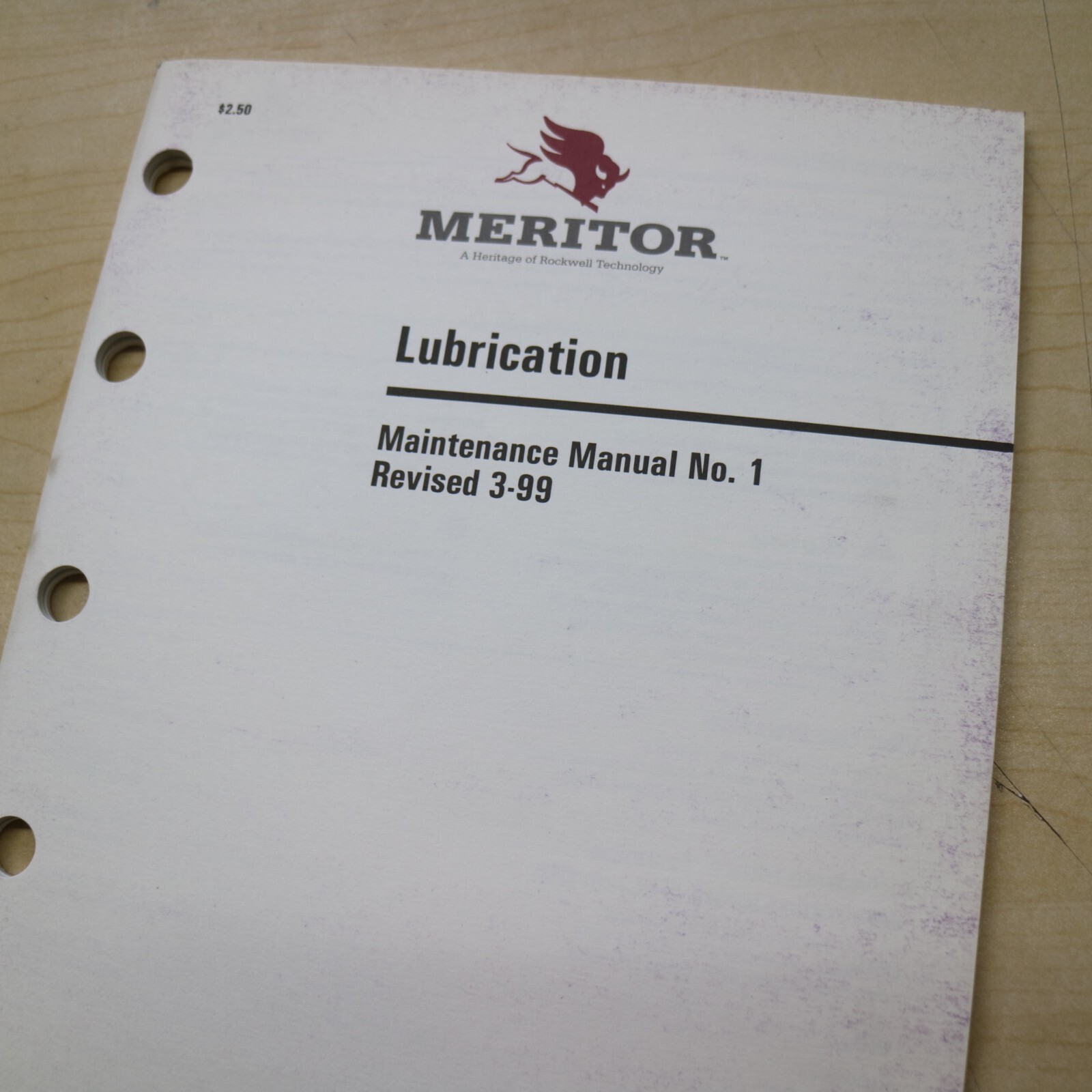 MERITOR Transmission LUBRICATION Service Maintenance Manual NO 1 Shop ...