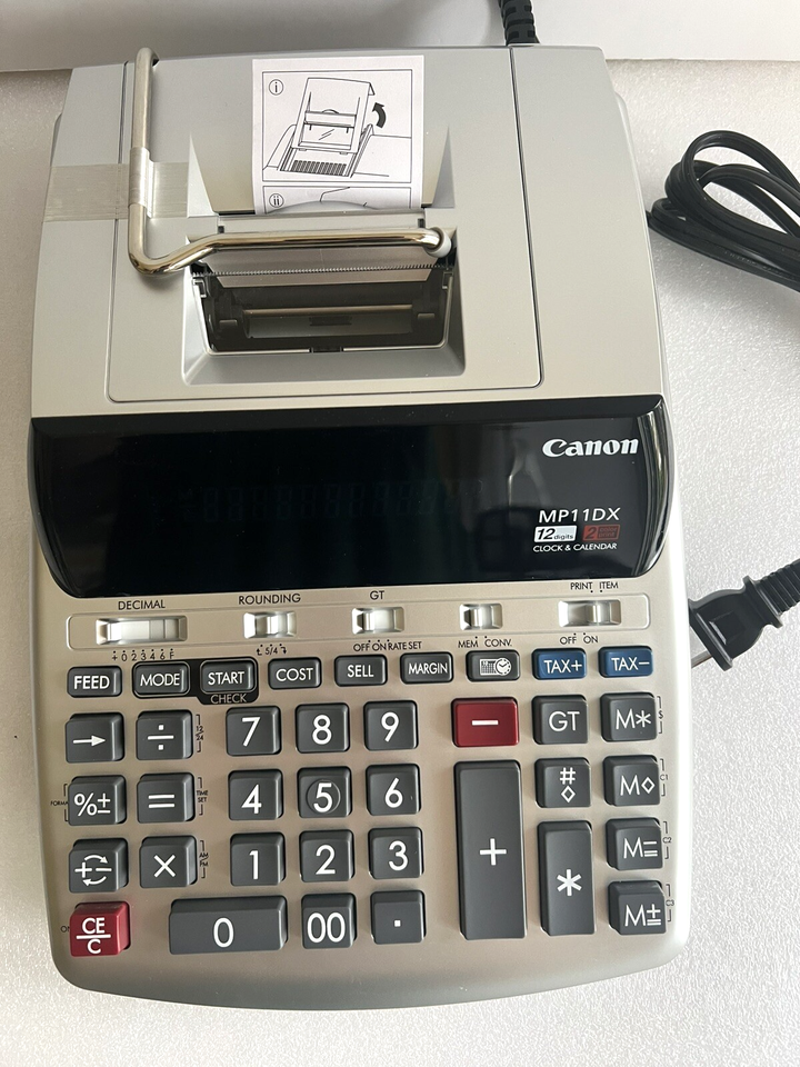 New Canon MP11DX -2 MP-11DX II MP-11DX-2 Printing Calculator No pkg | eBay