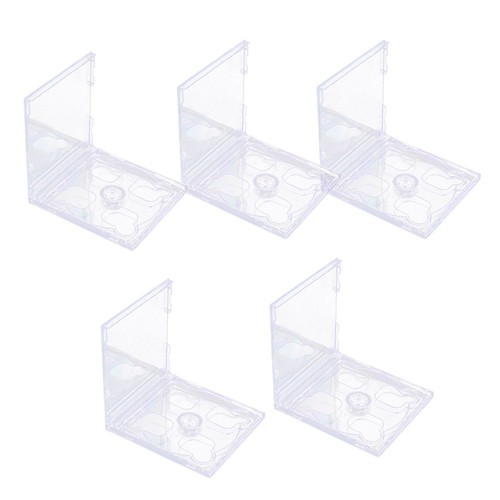 5 Pcs Clear Cd Dvd Jewel Case Transparent Disk Storage Compact Disc ...