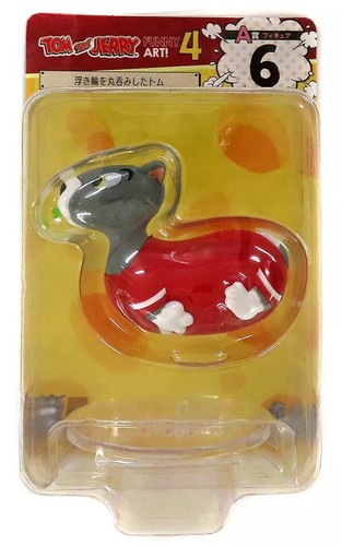 Tom & Jerry Mini Figur - Tom Swallowing Float Ring Happy Kuji Preis A ...