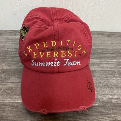 Disney Parks Expedition Everest Summit Team Red Strapback Hat Cap Adult ...