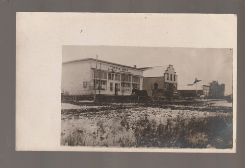 Borup MINNESOTA RPPC 1910 GENERAL STORE Main Street TORSKE BROS. nr Ada ...