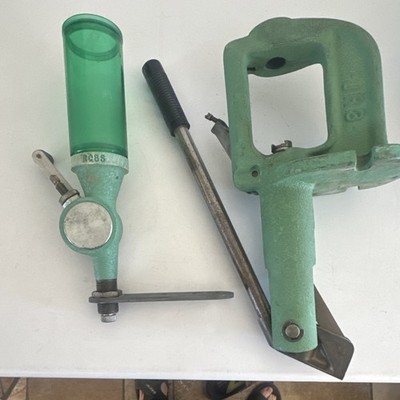 RCBS JR3 Single Stage Reloading Press Green with Powder Measure Reload ...