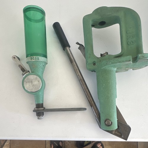 RCBS JR3 Single Stage Reloading Press Green with Powder Measure Reload ...