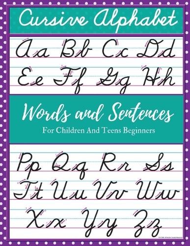 Mike Stewart Cursive Alphabet Words and Sentences For Ch (Paperback ...