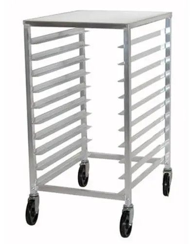 Advance Tabco Mobile Half Size Pan Rack Aluminum Worktop 3" Shelf ...