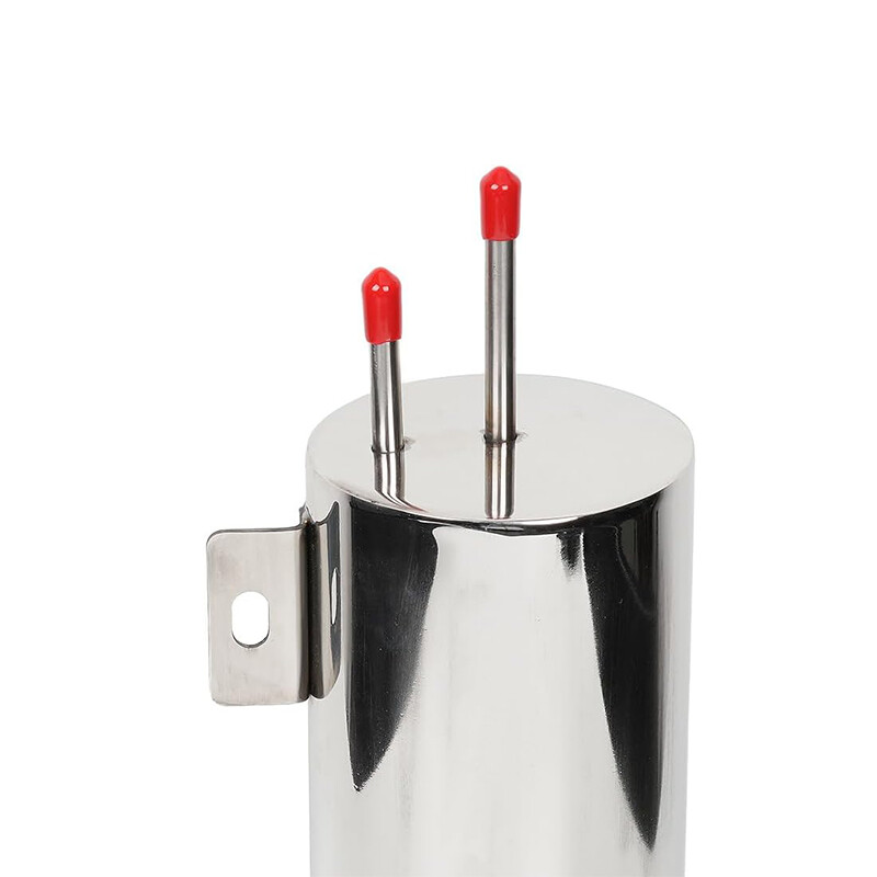 3" X 9" Polished Stainless Steel 32 OZ Radiator Coolant Over Flow Puke ...