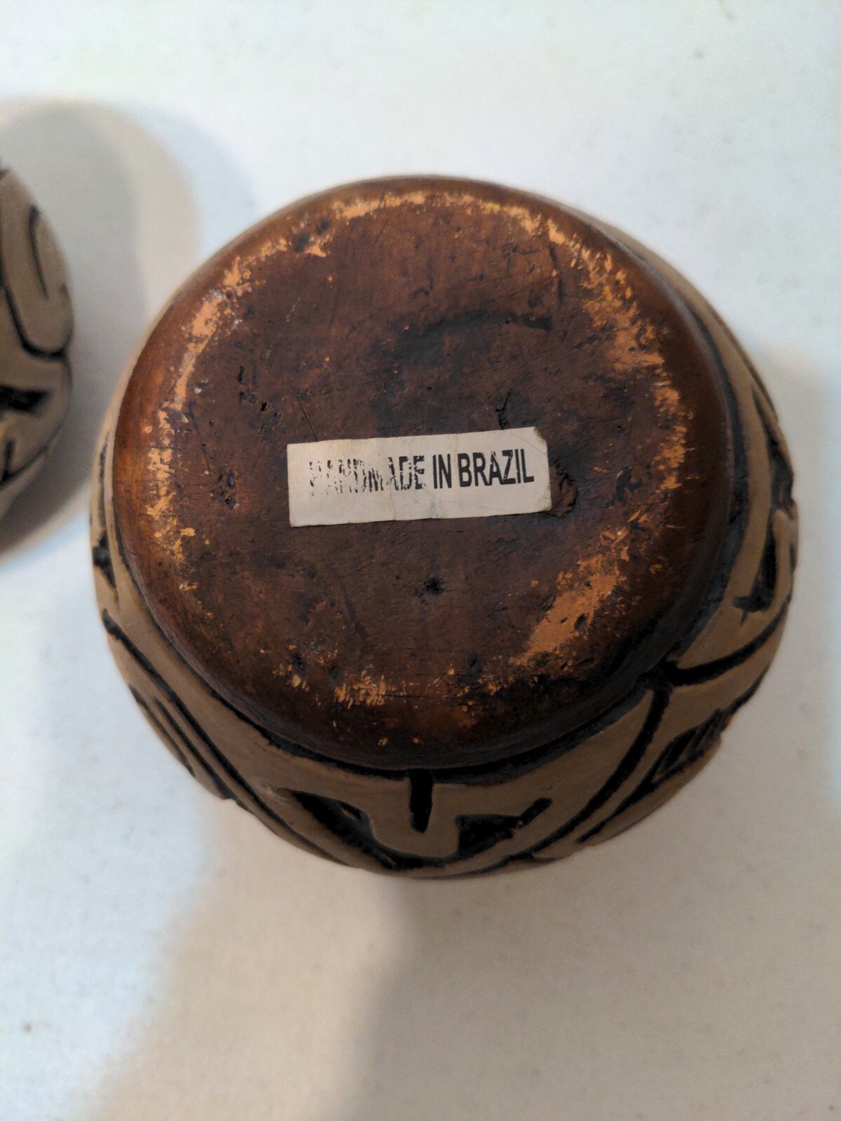 Set of 2 pottery planters pots made in Brazil | eBay