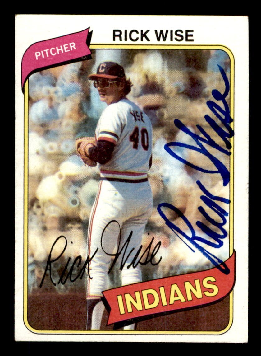 1980 Topps Baseball #725 Rick Wise Signed Autograph (No COA) | eBay