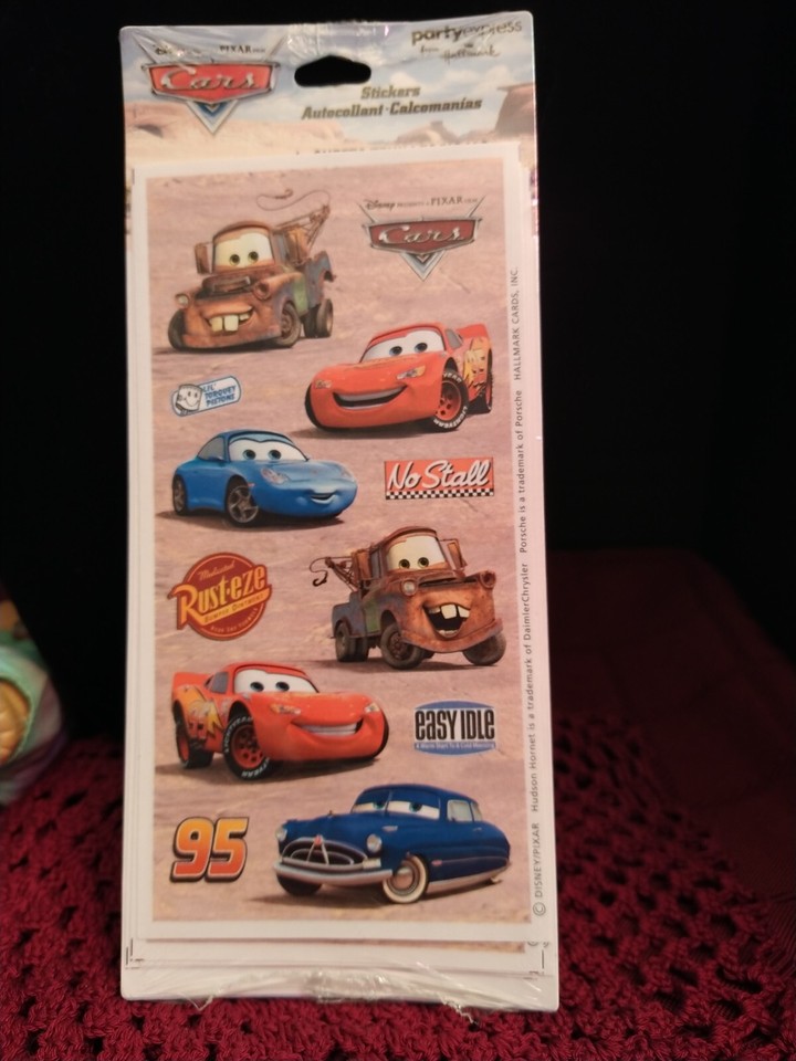 Disney Stickers Cars 3 Pack Lot New | eBay
