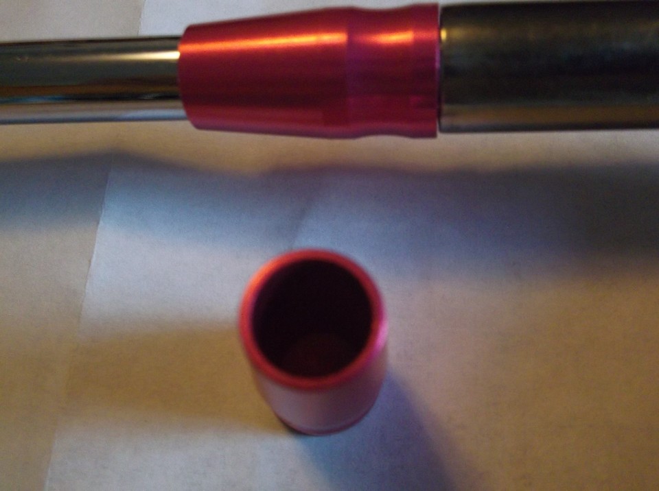 1ea Golf Iron Ferrule Metal Aluminum "Pink" 4.5g .355/370 Shafts, Made ...