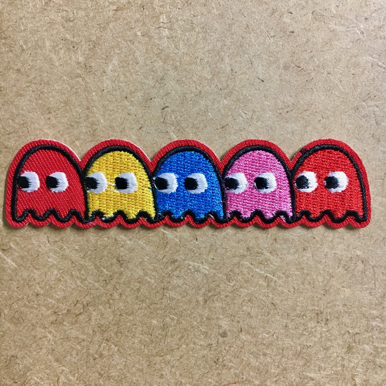 1pc Pac Man Monster Embroidered Patch Cloth Iron On Applique wakka ...