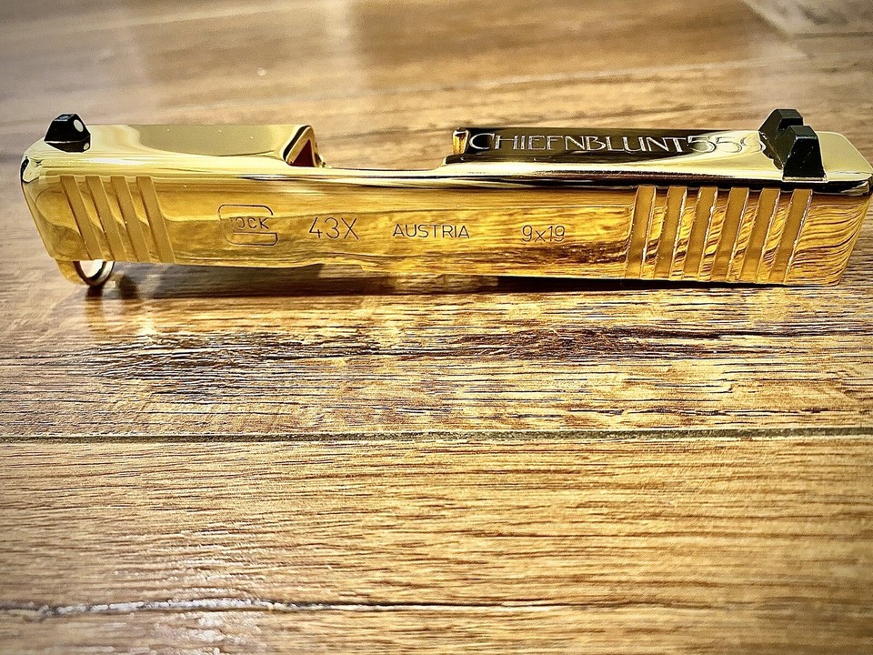 LuckeyPolishing 24k Gold Plating Mirror Polish SERVICE ALL GIock Pistol ...