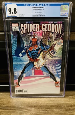 Spider-Geddon #1 CGC 9.8 Spider Punk Sliney Variant 1 Spider-verse ...