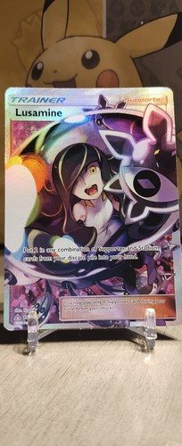 Pokémon TCG Lusamine Sun & Moon: Ultra Prism 153/156 Holo Full Art | eBay
