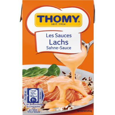 Thomy Les Sauces Lachs Sahne Sauce helle Soße für Fisch 250ml | eBay.de