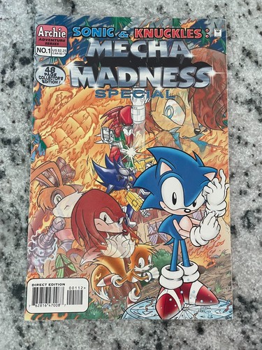 Sonic & Knuckles : Mecha Madness Special # 1 VF Archie Comic Book 2nd ...