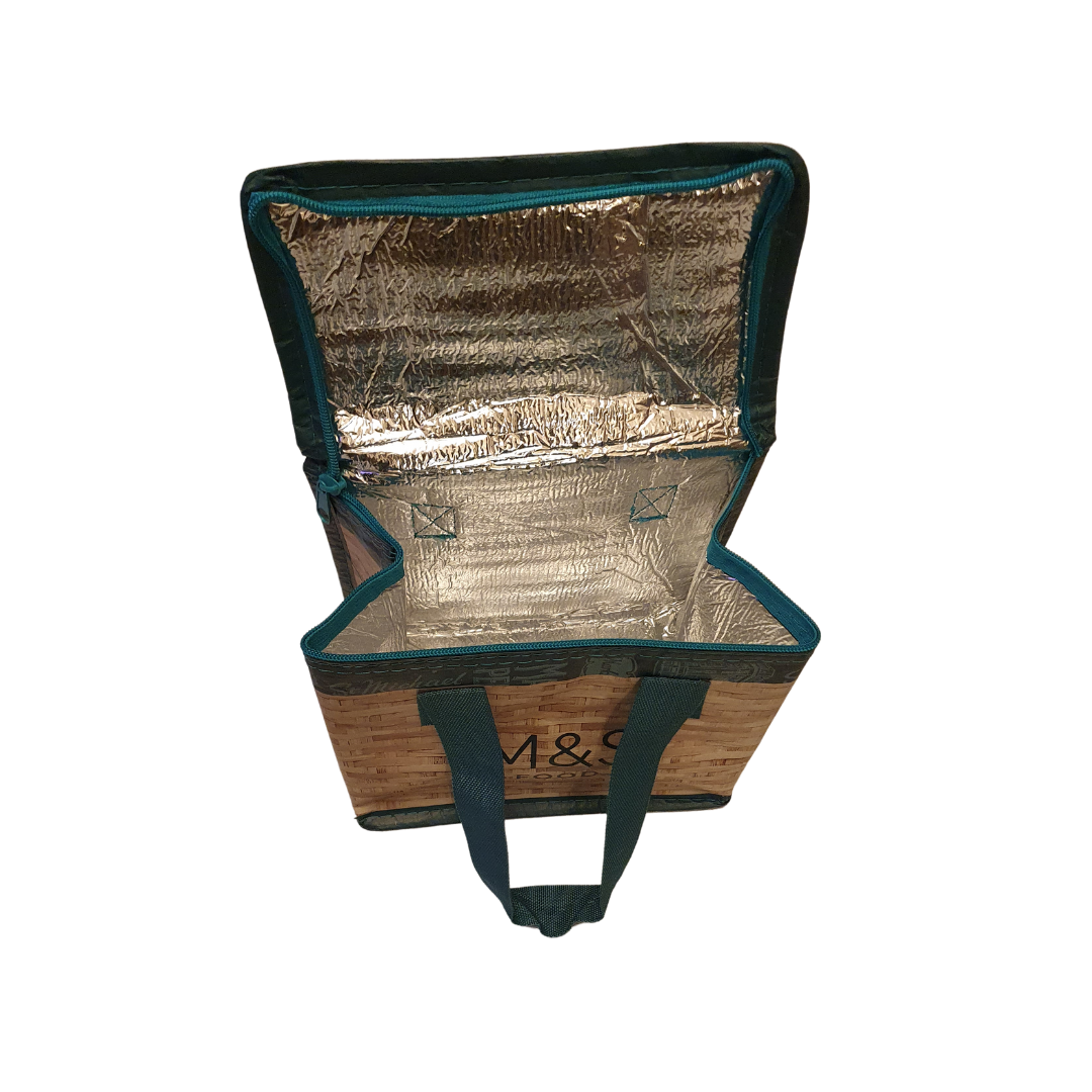 M&S Shopping Cool Bag Foil Insulated Food Chill Marks and Spencer small ...