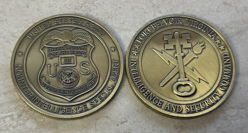 US Army Counter Intelligence Special Agent Badge Coin | eBay