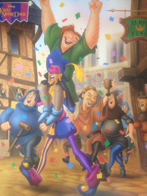 Disney Hunchback Of Notre Dame Street Party Poster NEW | eBay