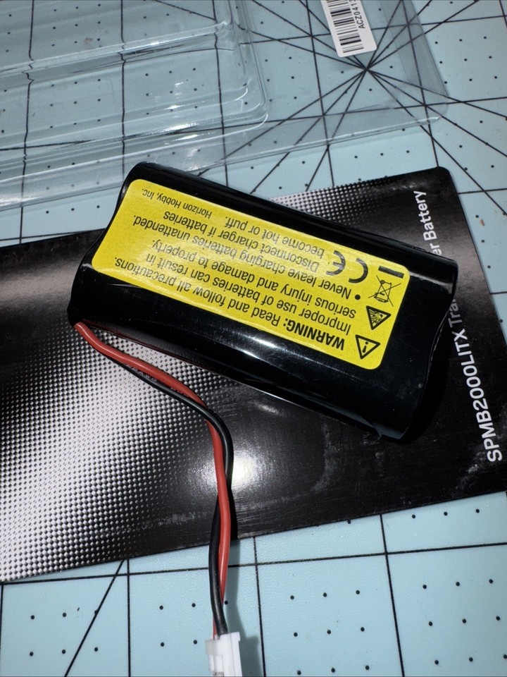 Spektrum 7.4v 2S 2000mah Li-Ion RC Transmitter Battery : DX5 Pro ...