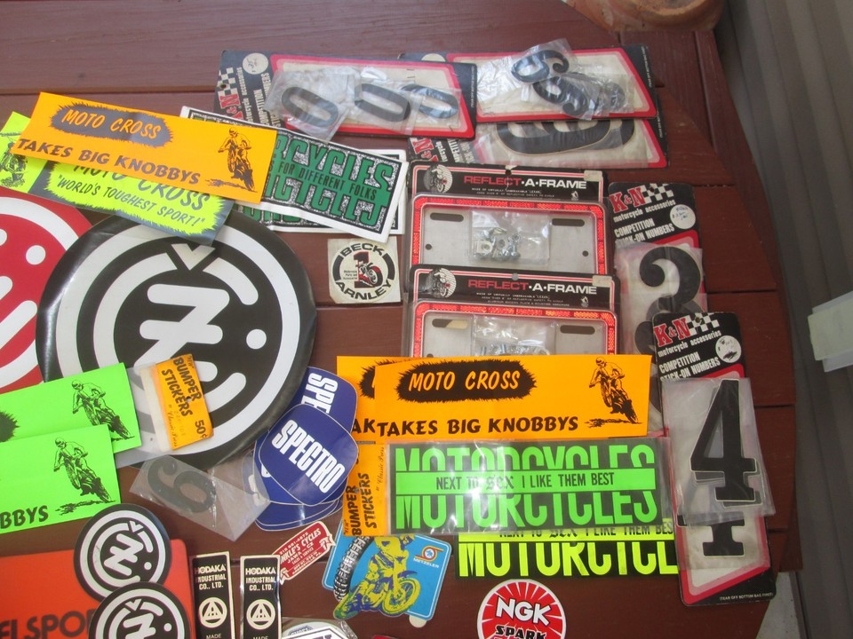 CZ, Hodaka Original Vintage 70's Racing Decal/Sticker MX Motocross ...