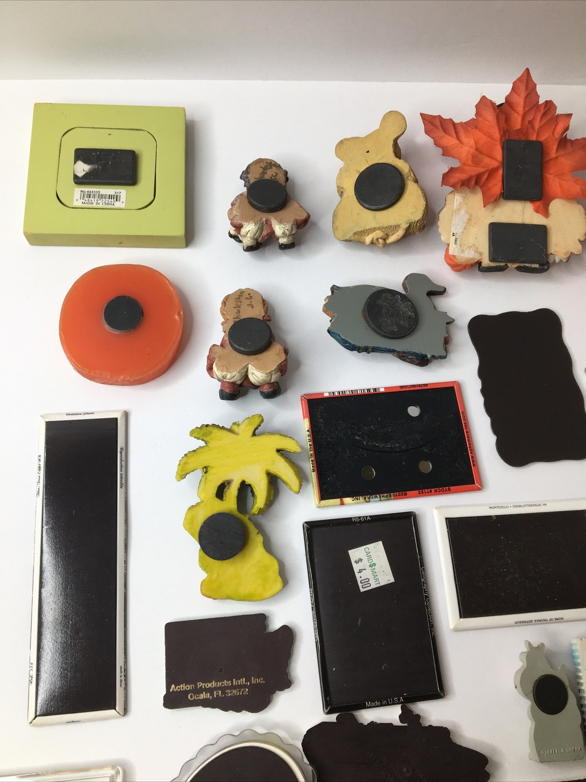 41 Vintage Refrigerator Magnets Huge Lot of Travel, Resin, Folk ...