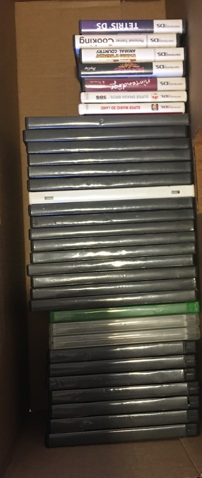 Lot Of 70+ Empty Case/Manual PS2/PS3/PS4/Xbox/360/One/Wii/U/DS/3DS - No ...