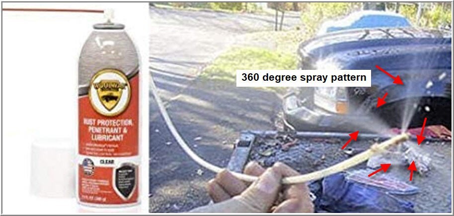 Woolwax Lanolin Undercoating Aerosol Spray Can 6 Pack with 360° 24 ...