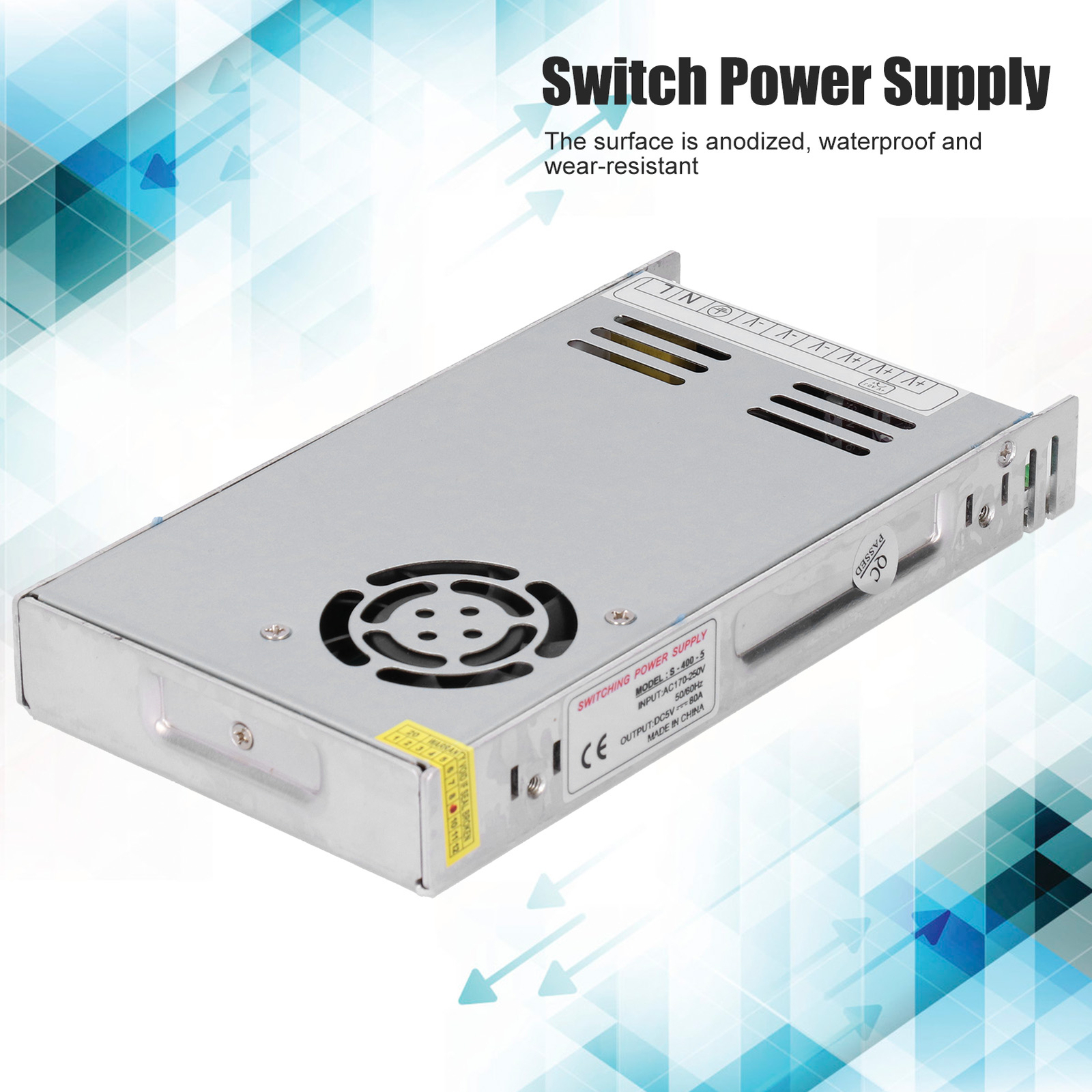 LED Switch Power Supply Adapter UltraThin Lighting Transformer 400W ...