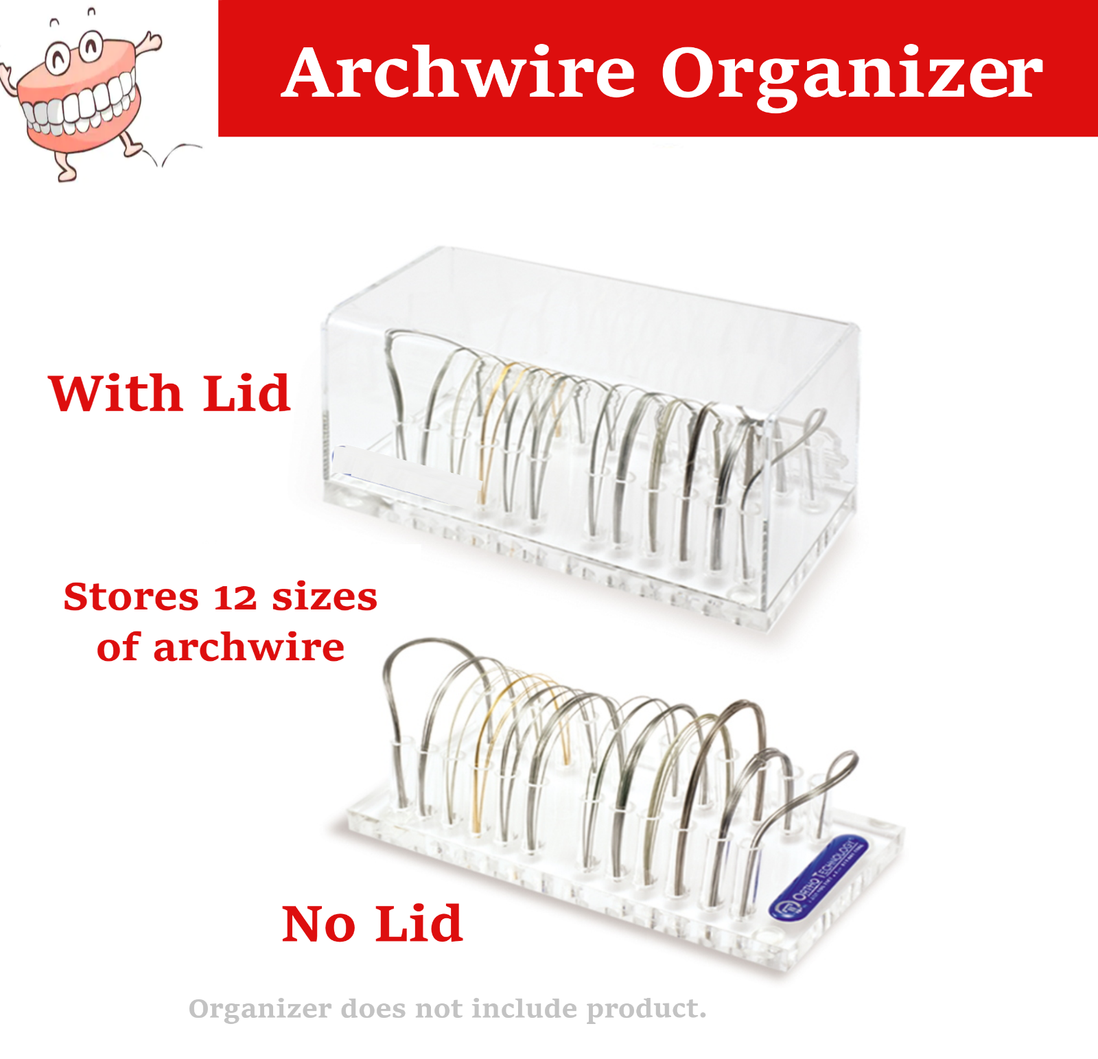 Dental Orthodontic Arch Wire Holder Organizer Storage Box Super Wire ...