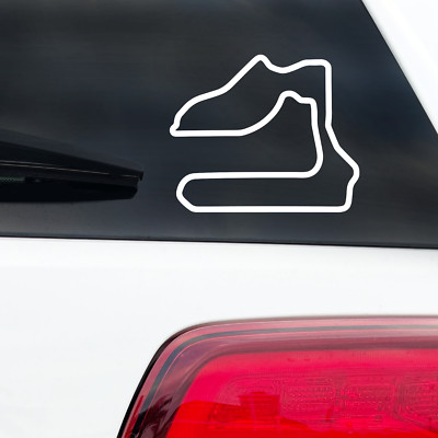 Sebring International Raceway Outline Race Track Decal (Car, Laptop ...