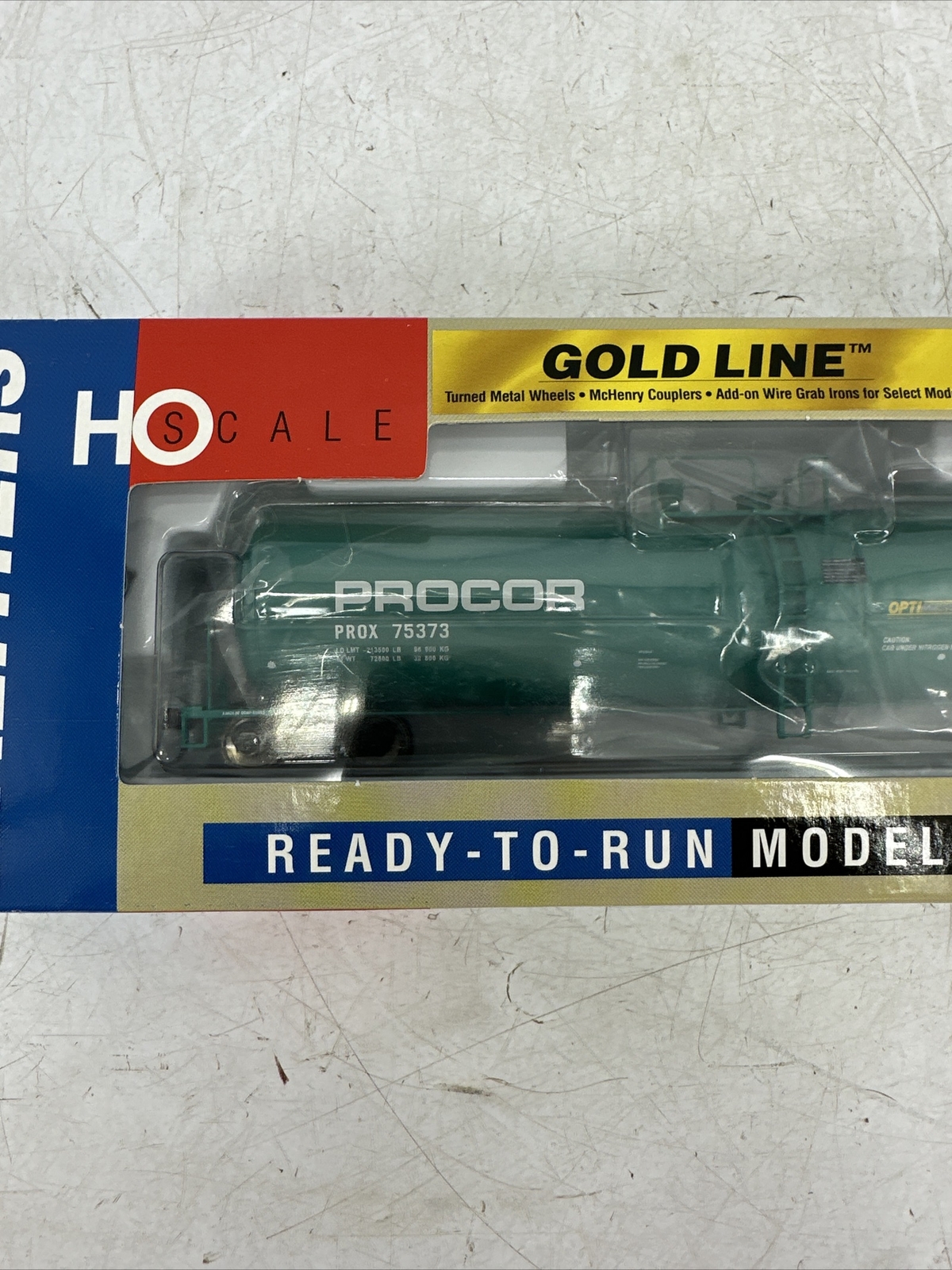 RARE Walthers 932-7269 GoldLine UTLX 23000 Gal Funnel Flow Tank Car ...