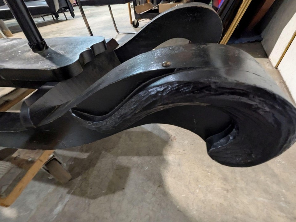 Vintage Carousel Rocking Horse “Yellow Rose”, Hand Painted, 65″H ...