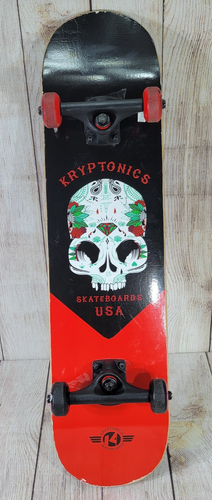 (2018) Kryptonics Skateboard Deck-Muertos Day Sugar Skull 31" | eBay