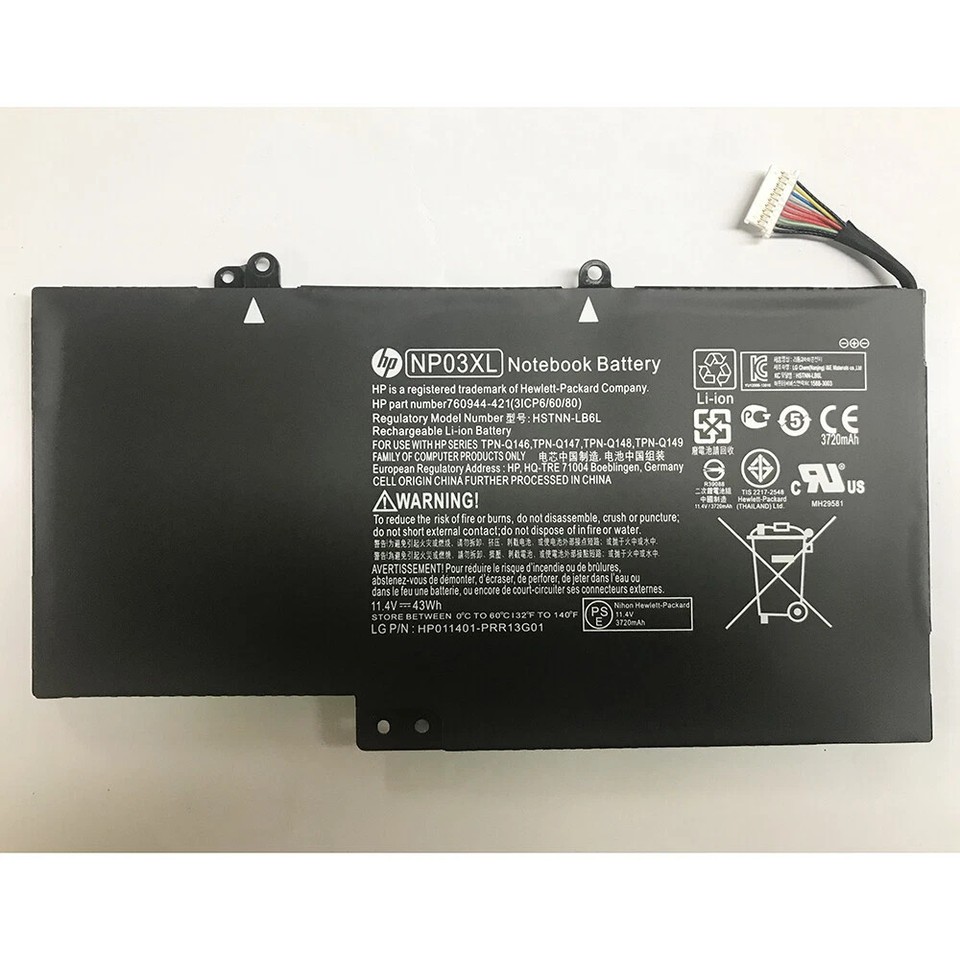 Genuine Battery NP03XL For HP Pavilion X360 13-A.. 13-B.. HSTNN-LB6L ...