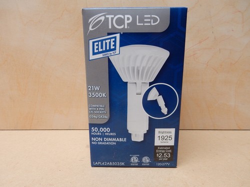 TCP Led Elite 21W Bulbs “LOT of 12” 3500K Non-Dimmable 50,000 hrs ...
